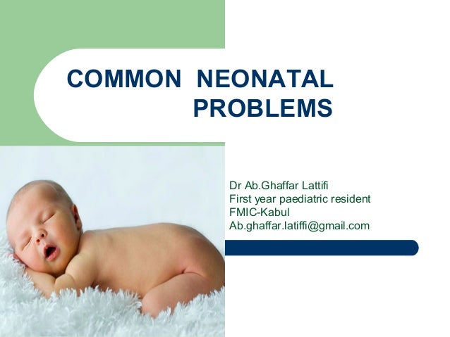 Common neonatal problems