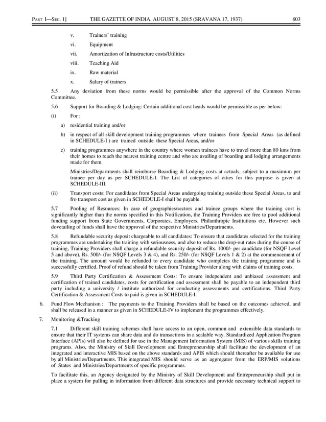 Common norms notification | PDF