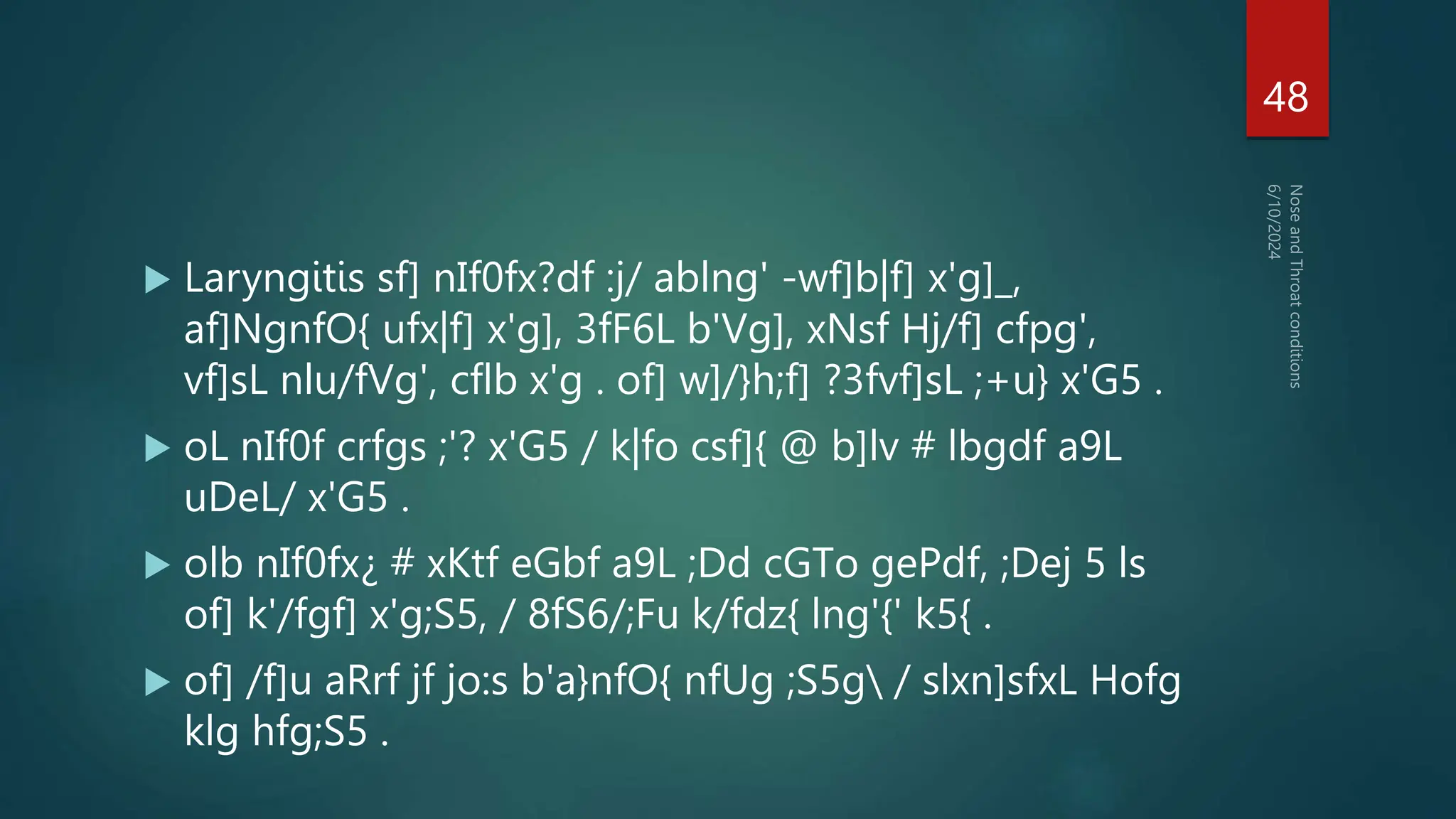 Common Nose and Throat Conditions for ENT class.pptx