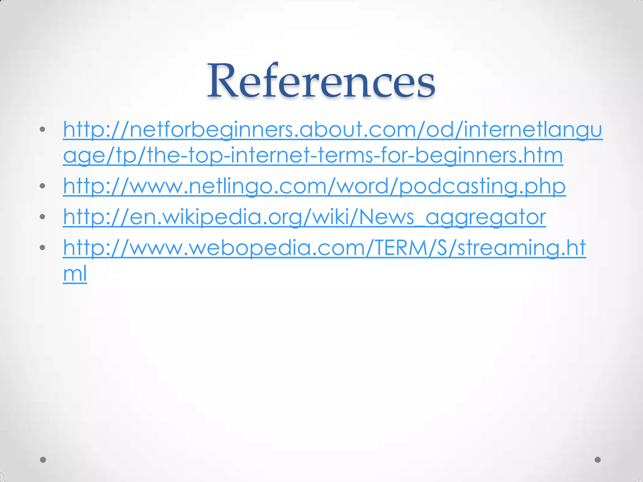 Common online terminologies | PPTX