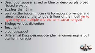 Common oral lesions2 | PPTX