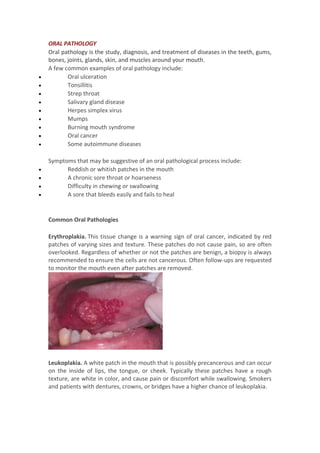 Common Oral Pathological Conditions.doc