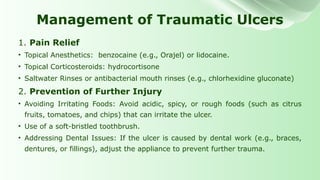 Common Oral Ulcer And Their Management By Stuti and Jasmin.pptx