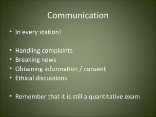 Common osc estations | PPT