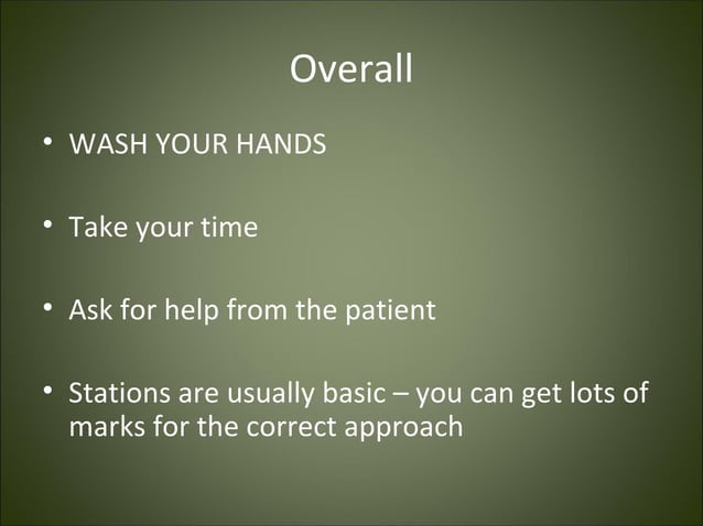 Common osc estations | PPT