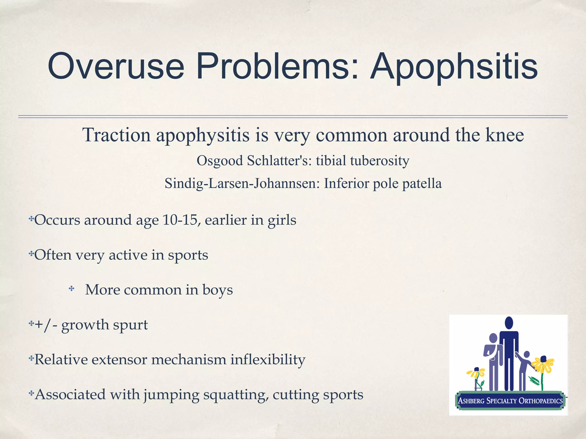 Common Paediatric and Adolescent Knee Problems | PPT