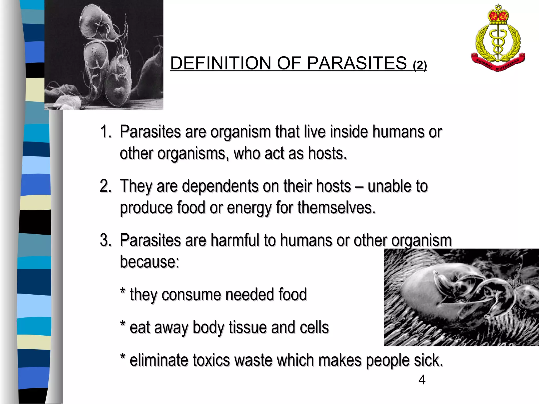 Common parasites of military importance | PPT