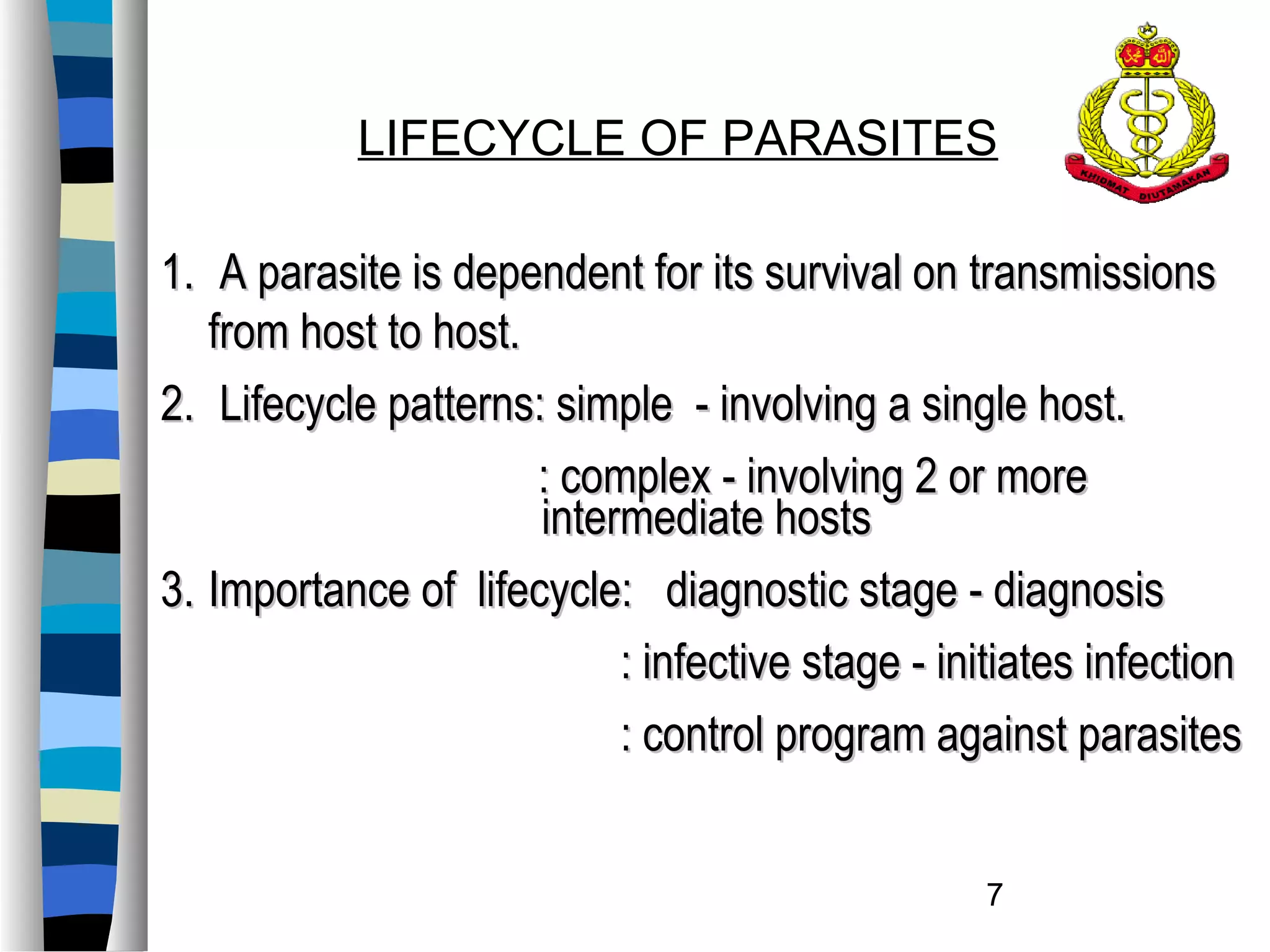 Common parasites of military importance | PPT