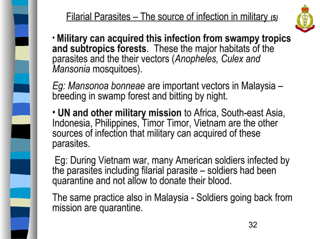 Common parasites of military importance | PPT