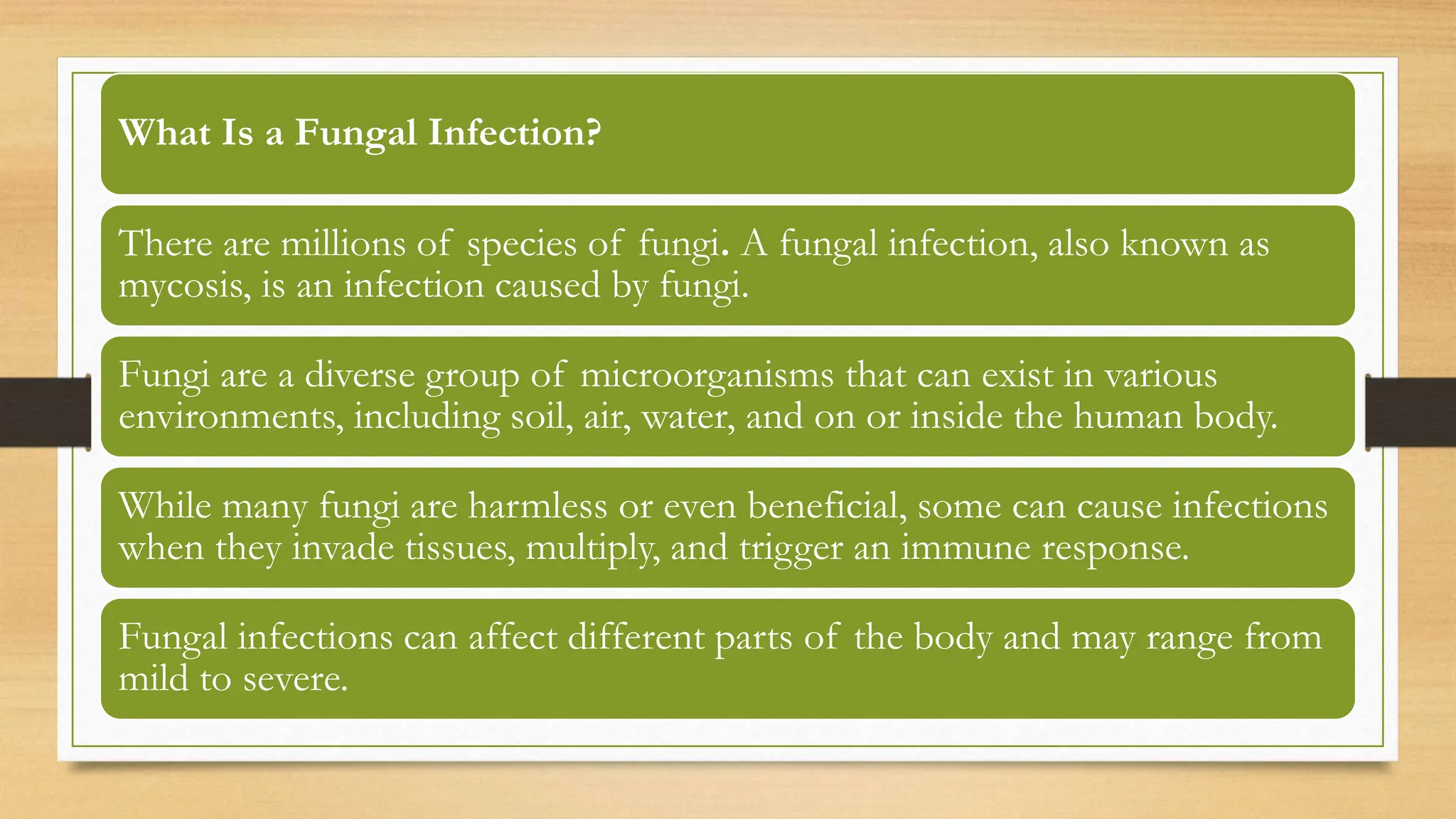 COMMON PATHOGENIC FUNGI OF SKIN INFECTION ppt | PPTX