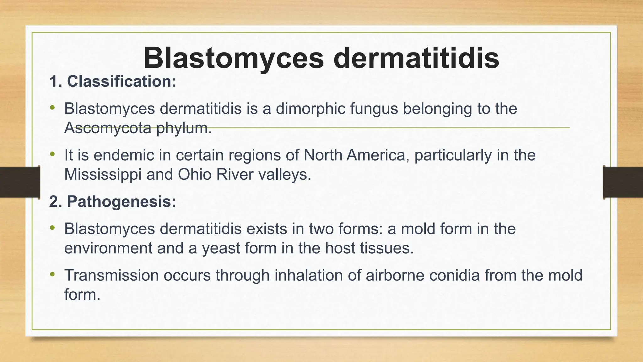 COMMON PATHOGENIC FUNGI OF SKIN INFECTION ppt | PPTX