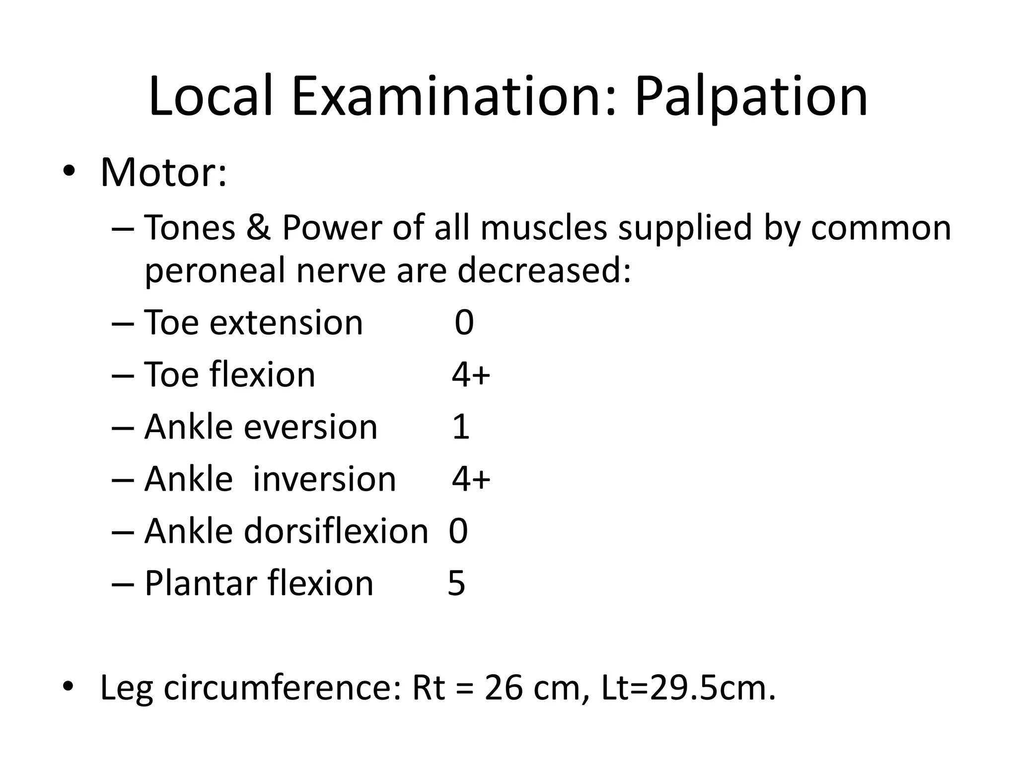 Common peroneal nerve injury | PPTX