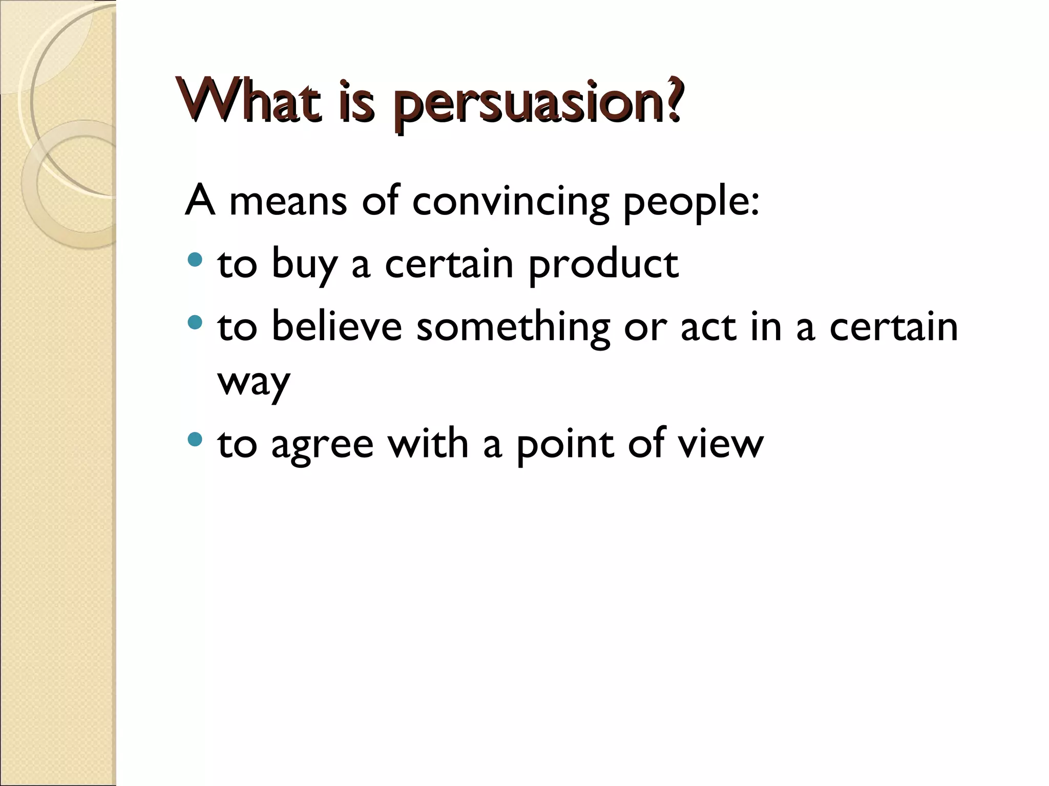 Common persuasivetechniques | PPT