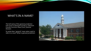 Common Pleas Summary | PPTX