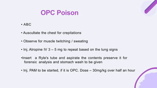 Common Poisoning organophosphorous Celphos | PPTX
