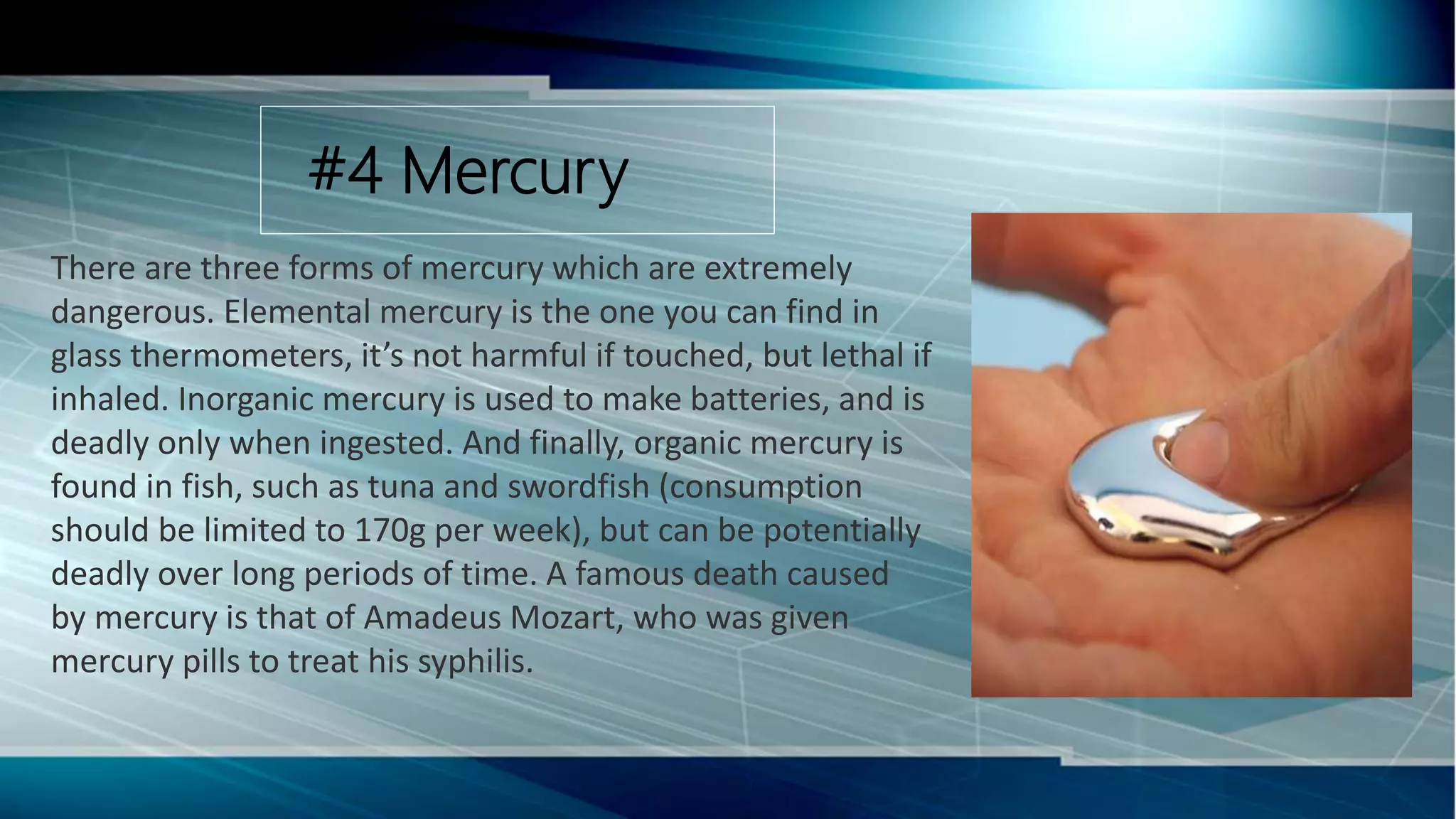 Common poisons used to kill people | PPTX