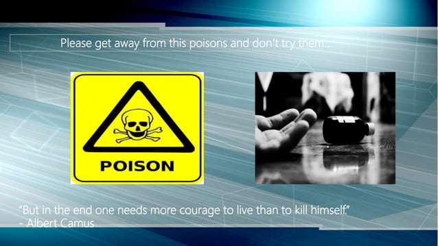 Common poisons used to kill people | PPT