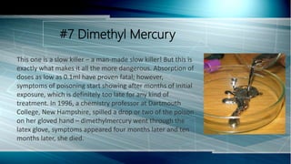 Common poisons used to kill people | PPTX