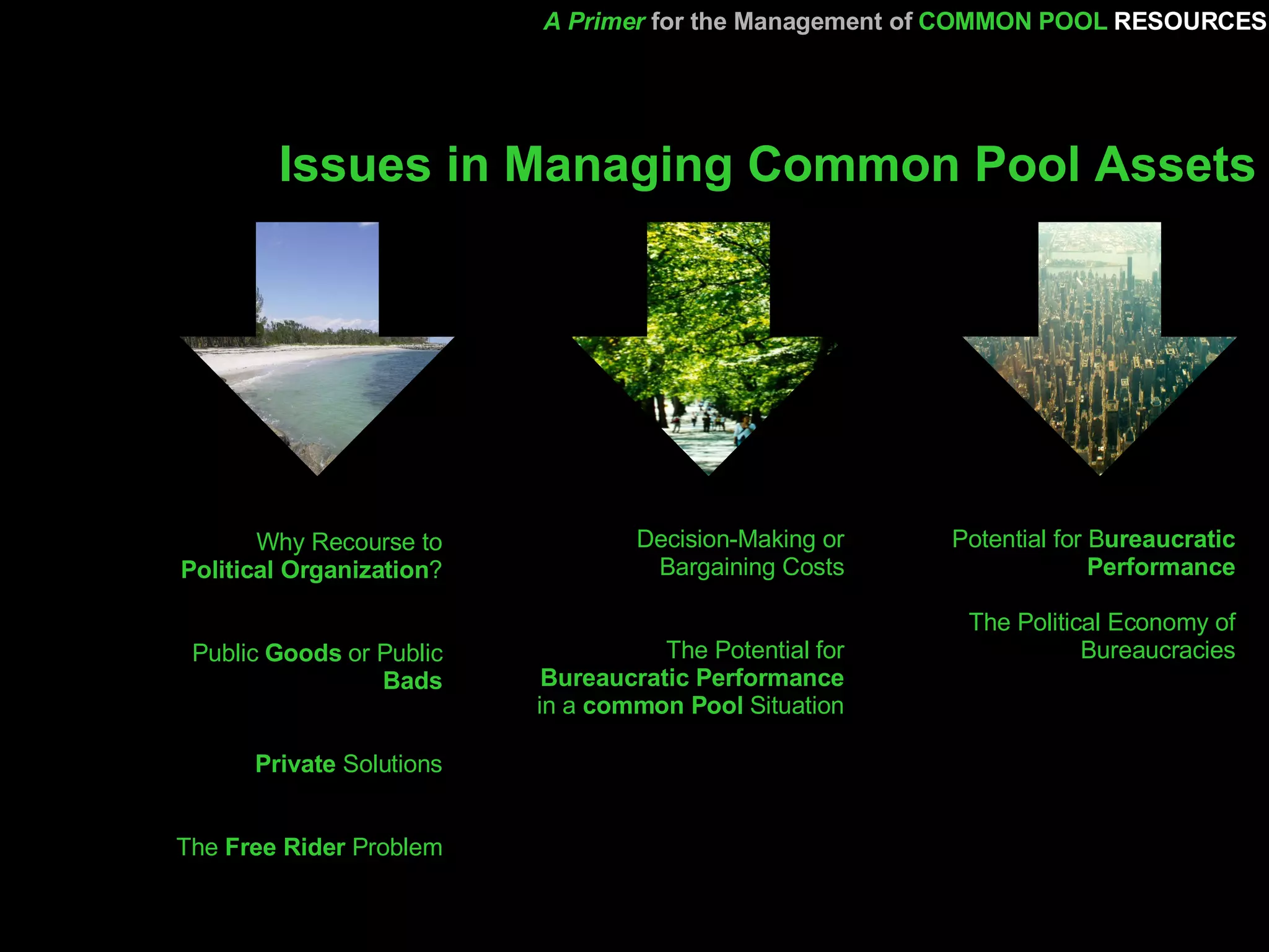 Common Pool Theory | PPT