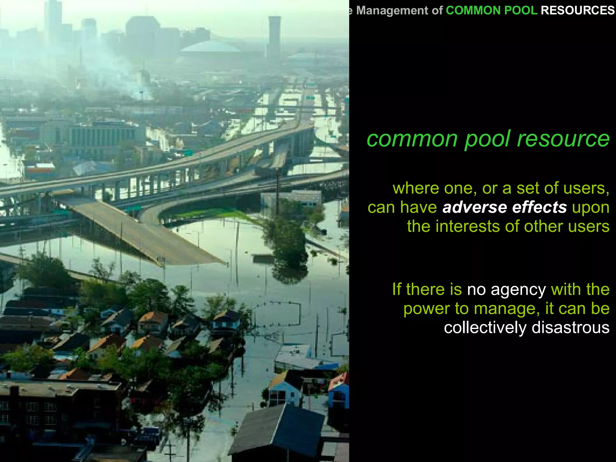 Common Pool Theory | PPT