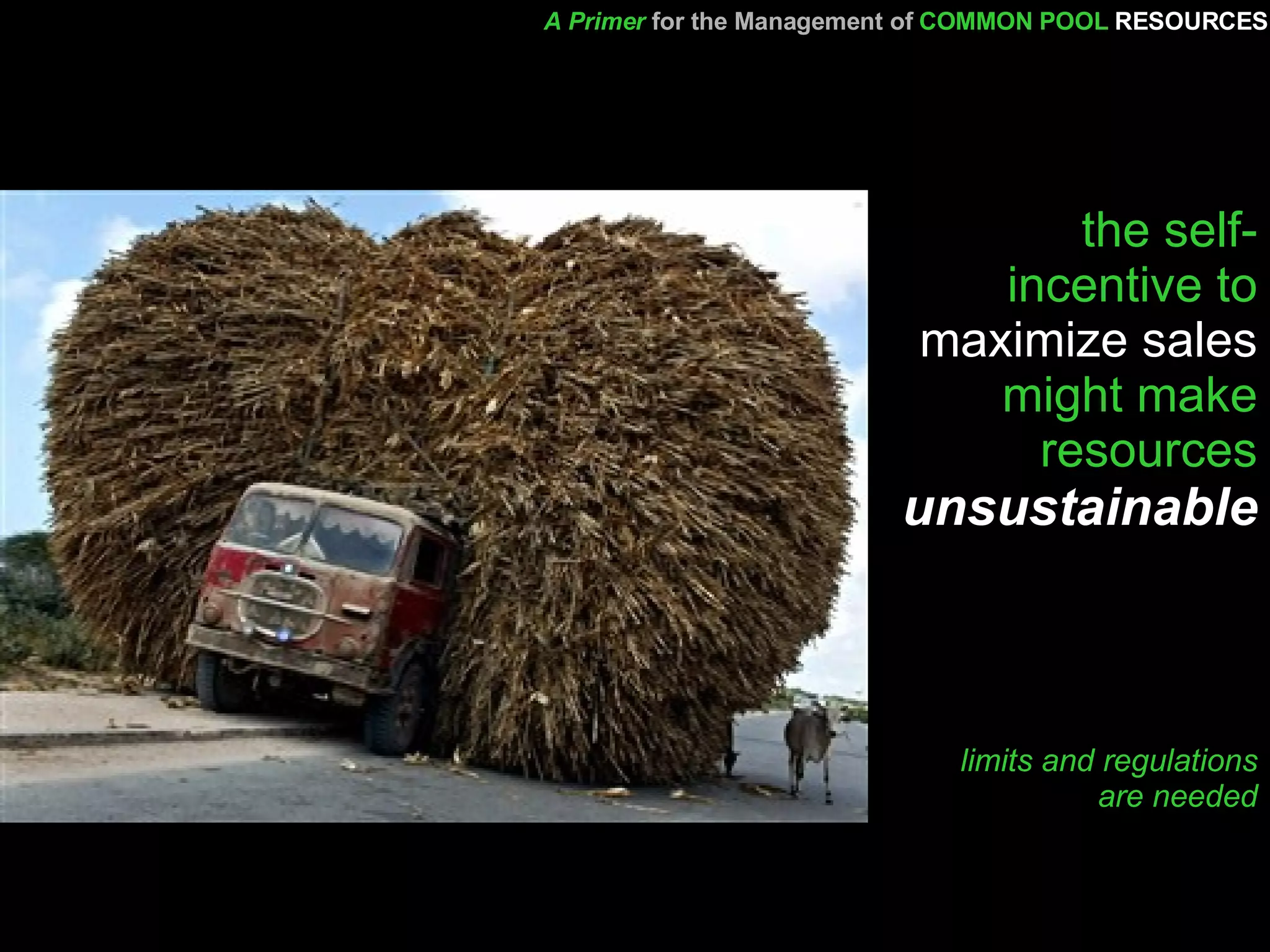 Common Pool Theory | PPT