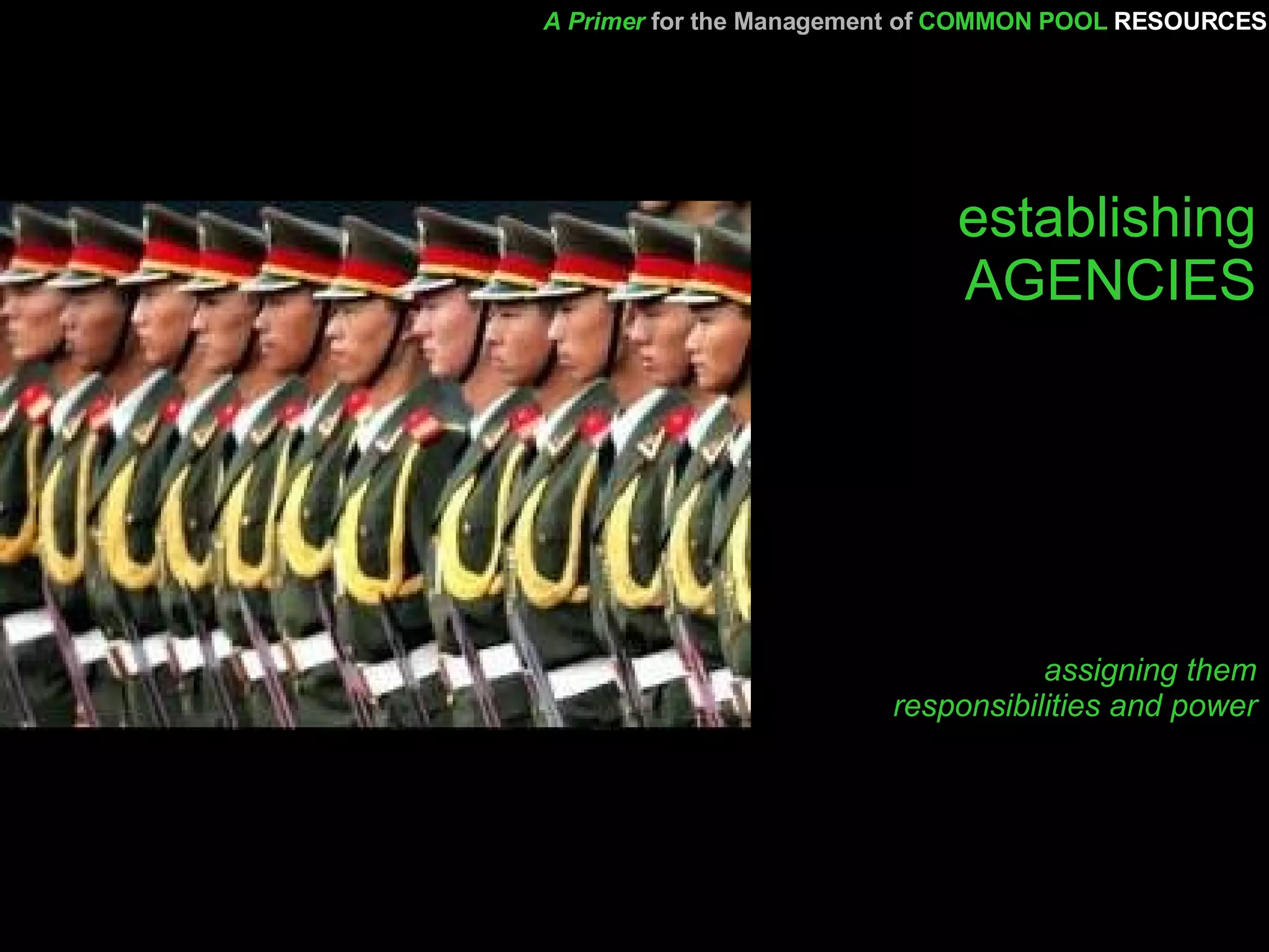 Common Pool Theory | PPT