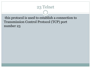 Common ports | PPTX