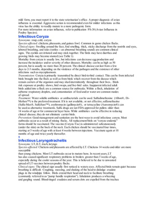 Common poultry diseases 1 | DOCX