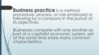 COMMON PRACTICES IN BUSINESS ORGANIZATIONS.pptx