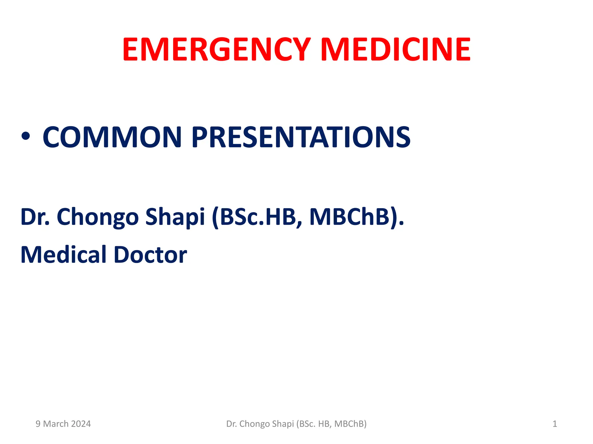 Common Presentations (As in the ER)... By Shapi.pdf