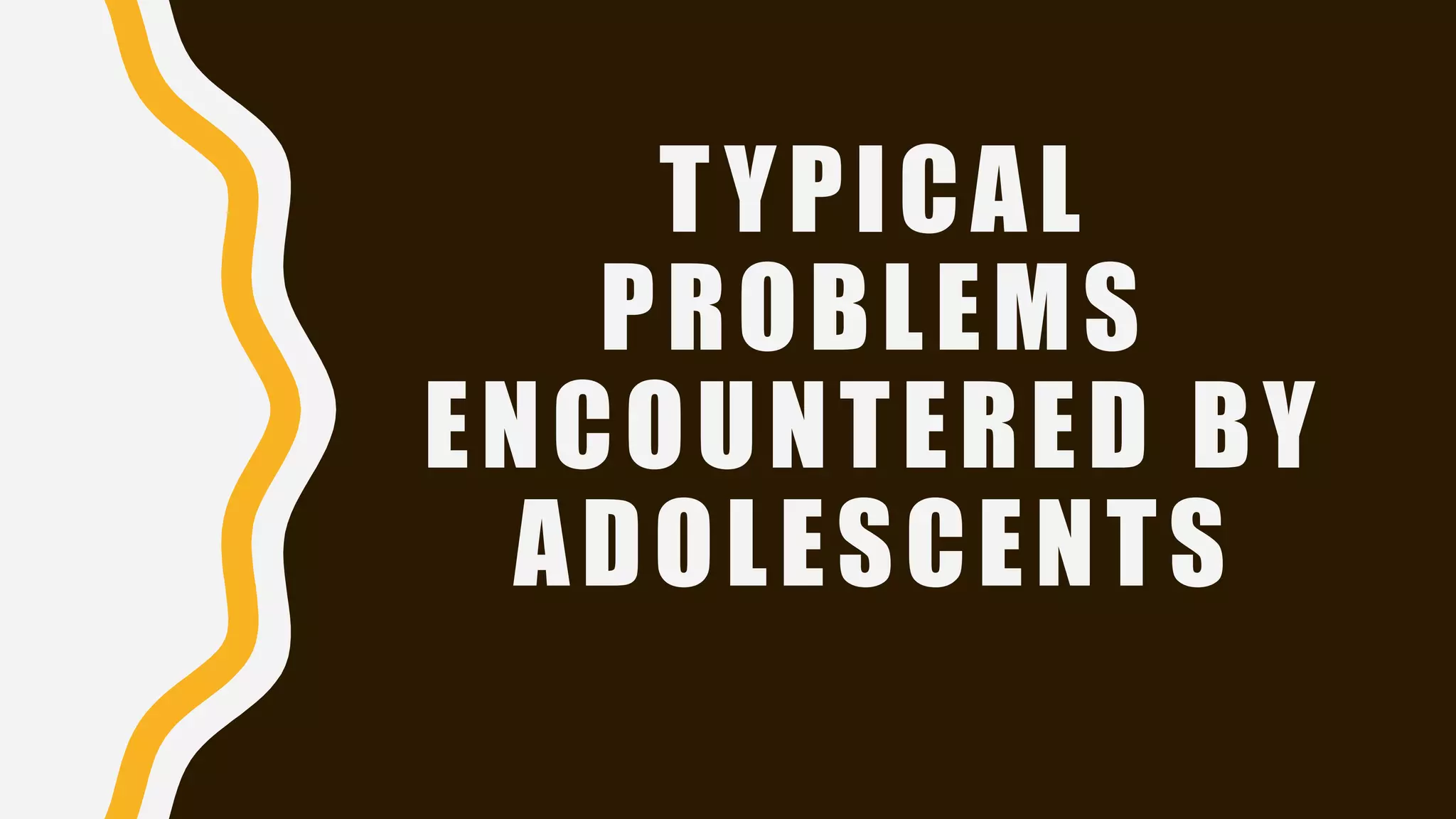 Common problems among adolescents | PPT