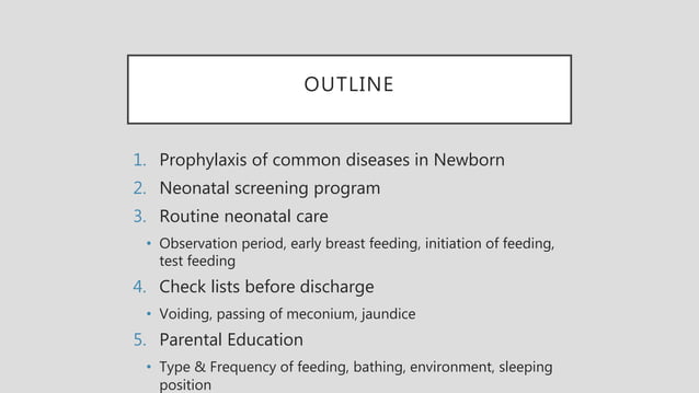 Common problems in neonatal care | PPT