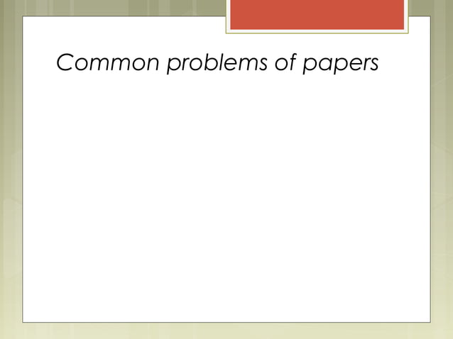 Common problems in scientific writing | PPT