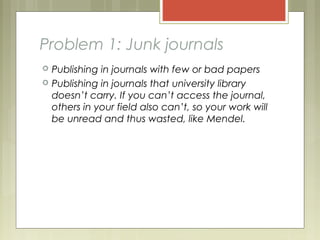 Common problems in scientific writing | PPT