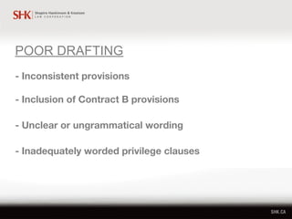 Common Problems in the Drafting of Tender Documents | PPT