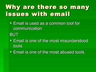 Common problems with email | PPT | Email | Internet