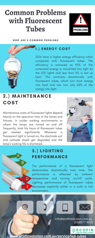 Common problems with fluorescent tubes | PDF