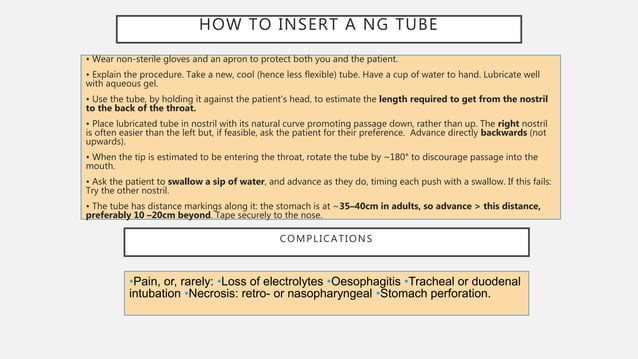 Common procedures in ward setting | PPTX | Death, Injury, or Military ...