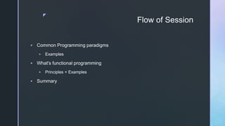 Common Programming Paradigms | PPT