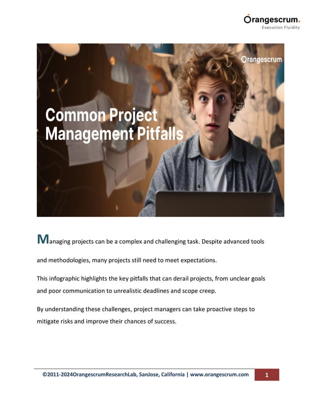 Common Project Management Pitfalls - Orangescrum | PDF