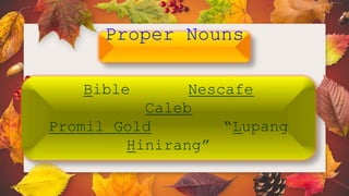 Common proper nouns | PPTX