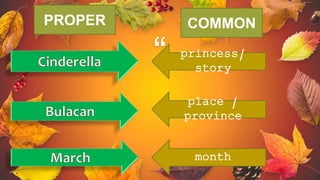 Common proper nouns | PPTX