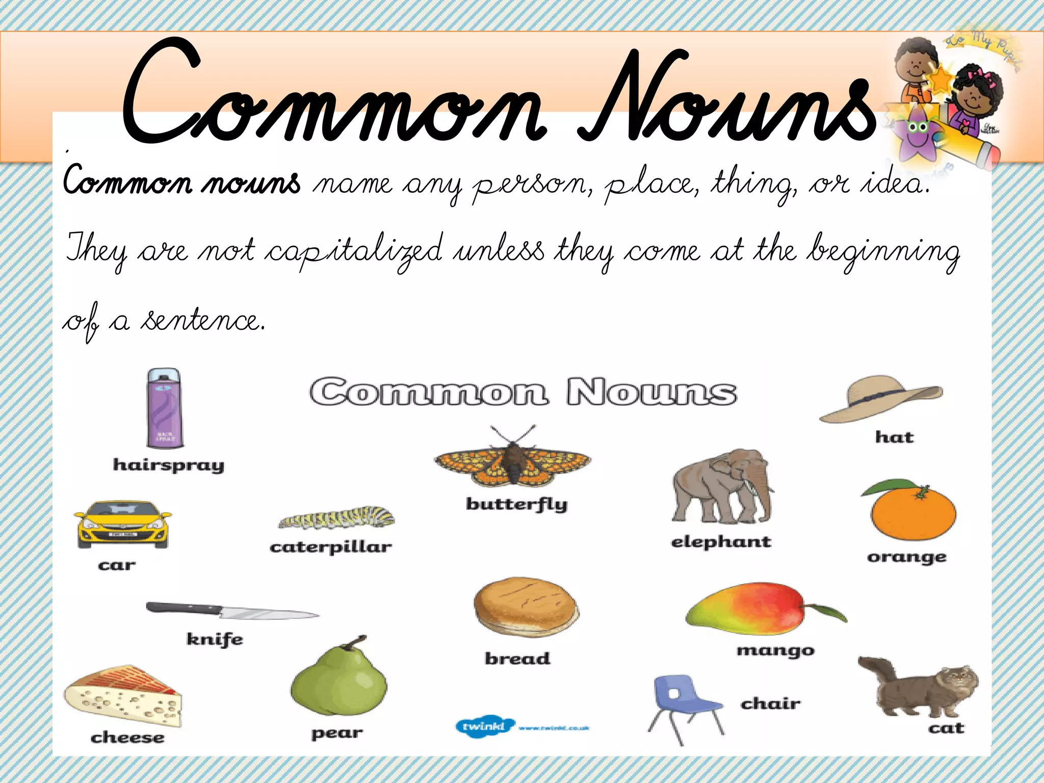 Common Nouns & Proper Nouns | PDF