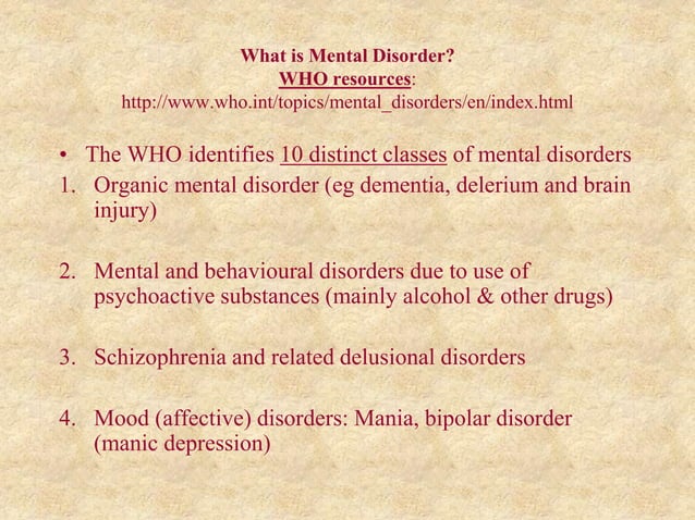 common psychiatric disorders.ppt | Brain and Nervous System Disorders ...