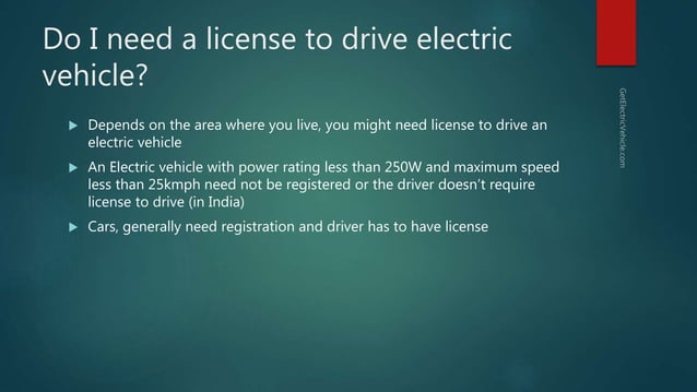 Common Questions about Electric Vehicles | PPTX