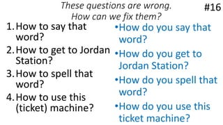 Common questions and answers | PPTX