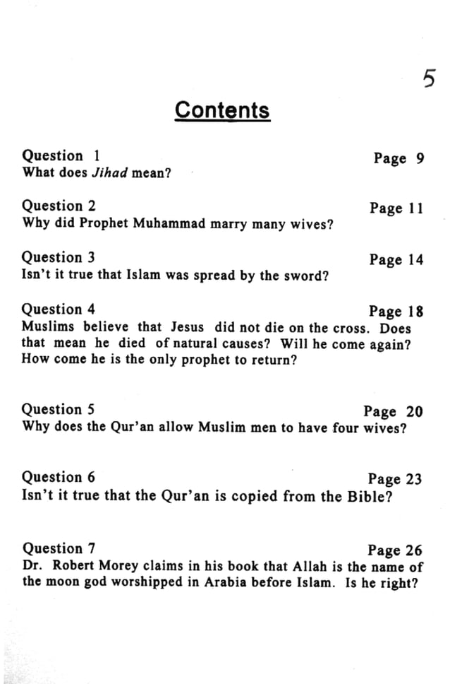 Common questions people ask about islam | PDF