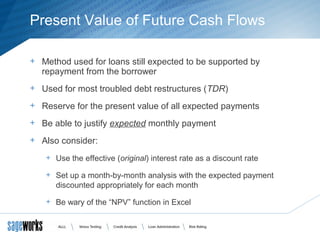 Common questions surrounding the ASC 310 10-35 (FAS 114) calculation | PPT