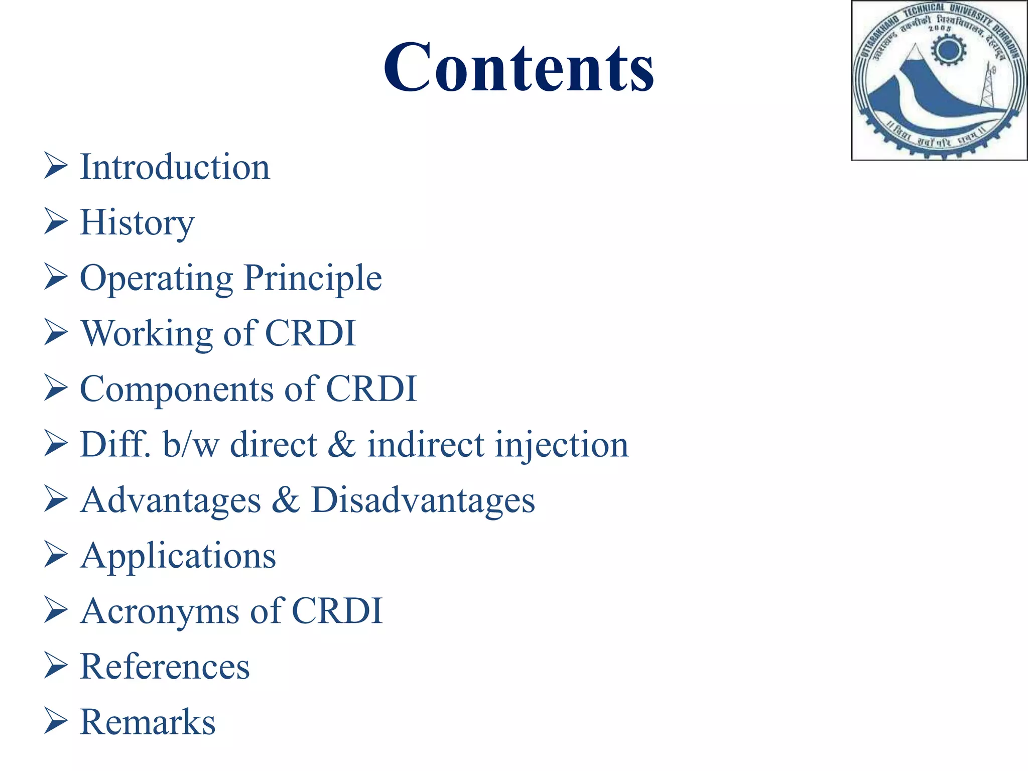 Common rail direct injection | PPTX