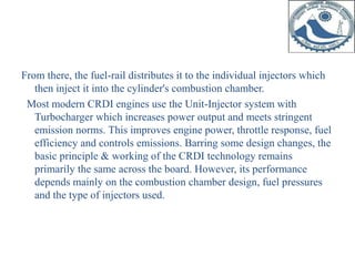 Common rail direct injection | PPTX